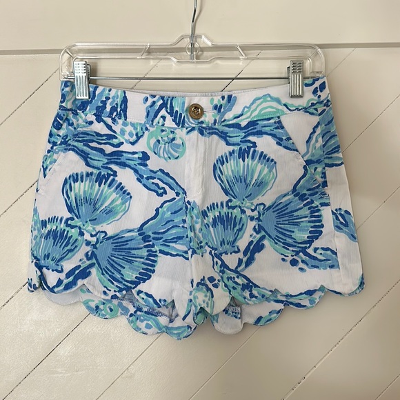 Lilly Pulitzer | Shorts | Lilly Pulitzer Buttercup Shorts Size 0 | Poshmark